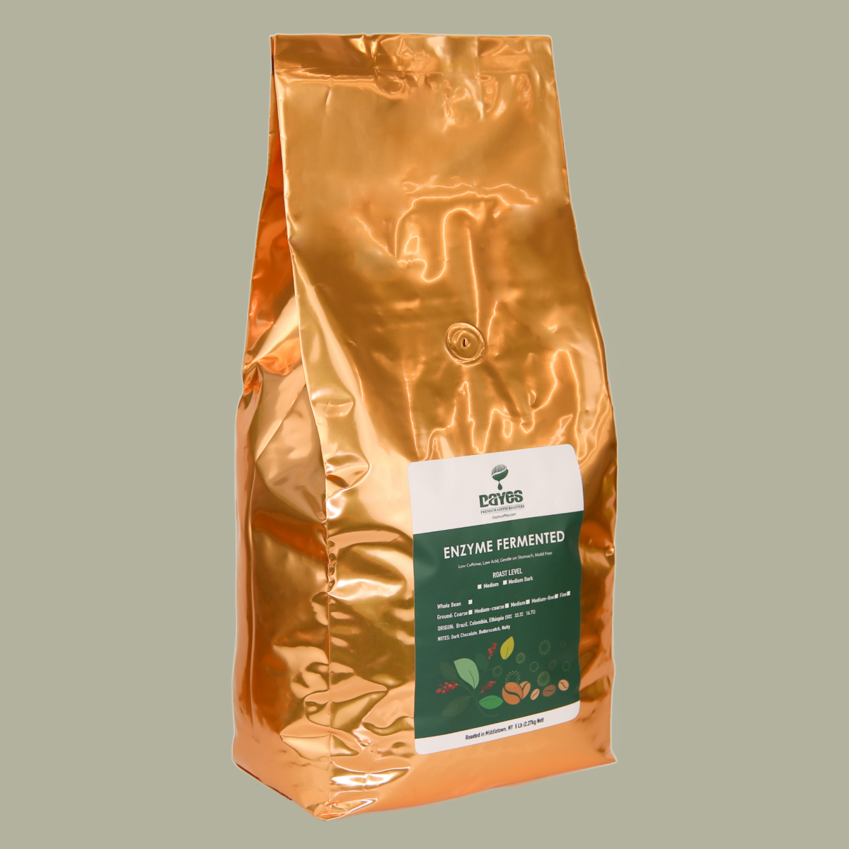 Enzyme Fermented Coffee -Family Size (5lb) – Dayes Coffee
